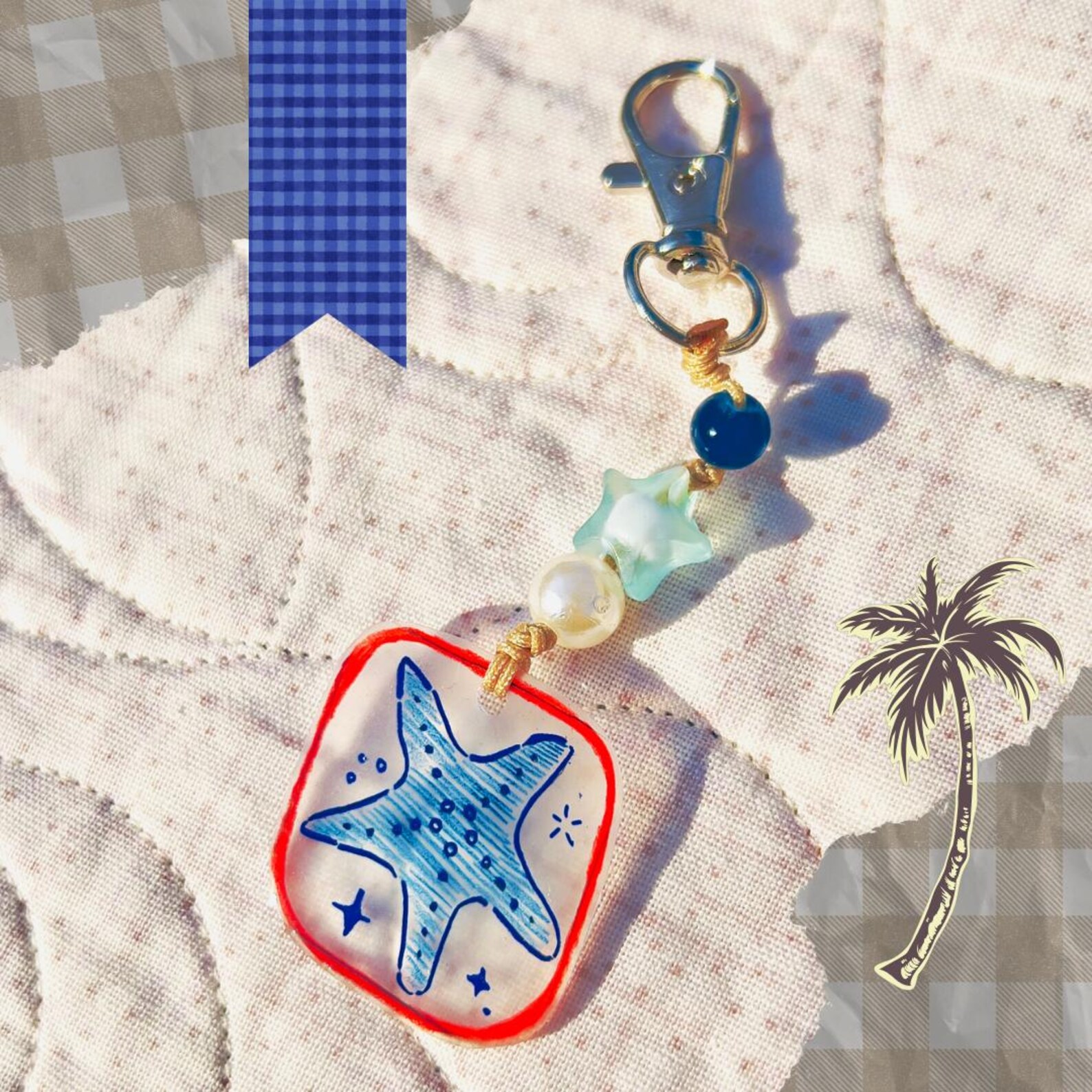 Beach Core Charms - 6 Pack - Etsy
