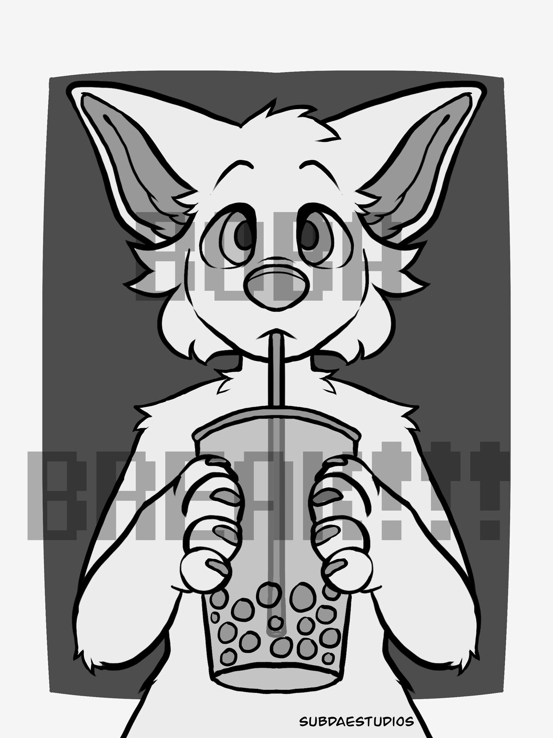 Boba Break! - YCH Furry-any Species **READ DESCRIPTION!!!** - Etsy