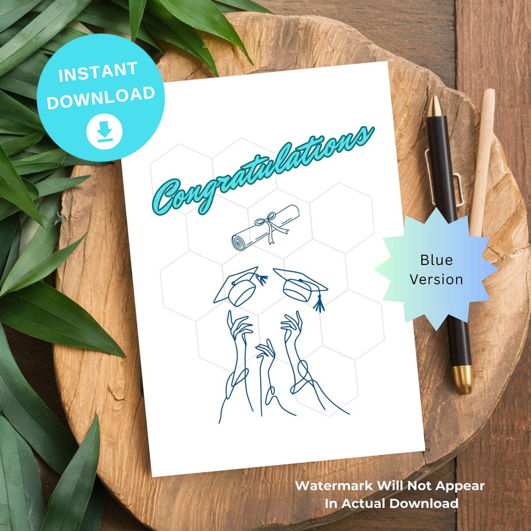 80s Style Graduation Card, 80's Style Congratulations Card for ...