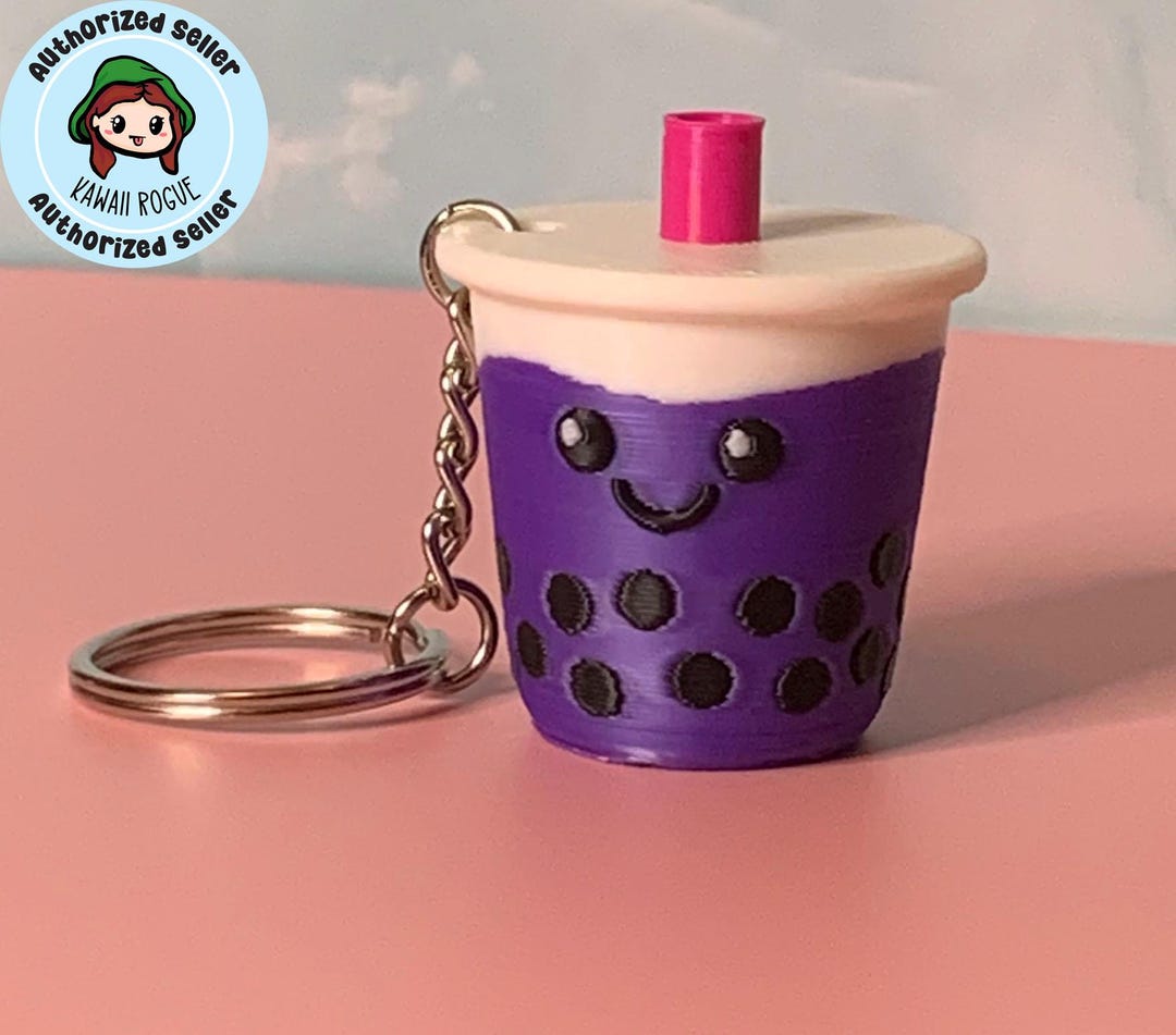 Boba Tea Keychain - Etsy
