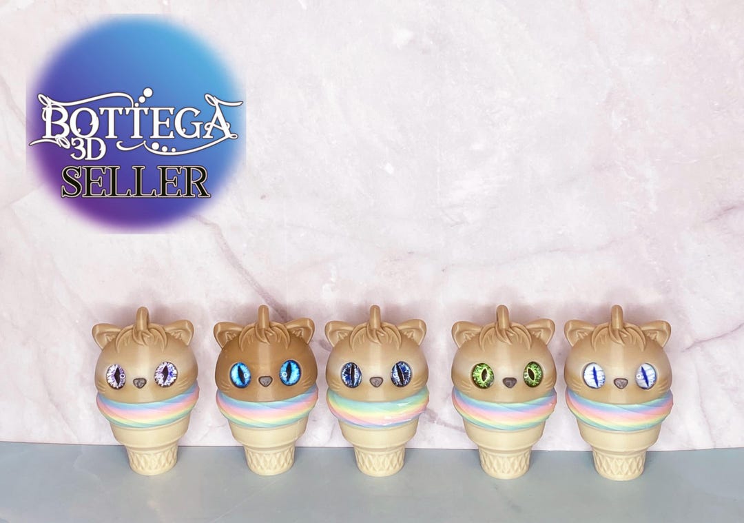 Ice Cream Cat Fidgets - Etsy