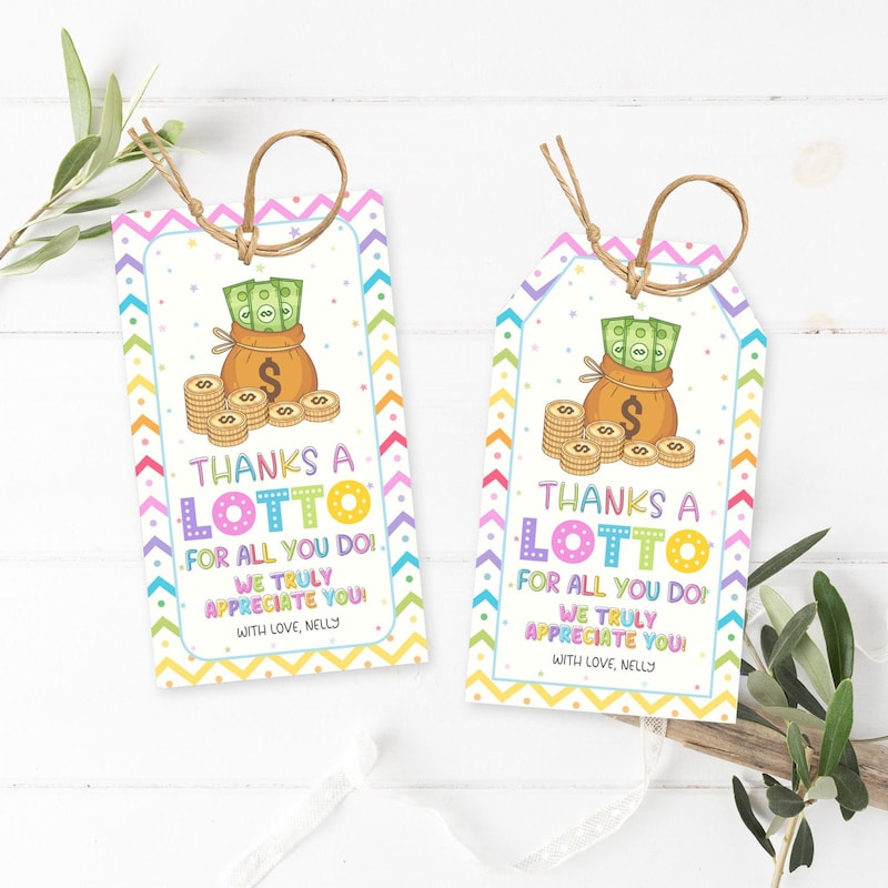 Teacher Appreciation Lottery - Etsy