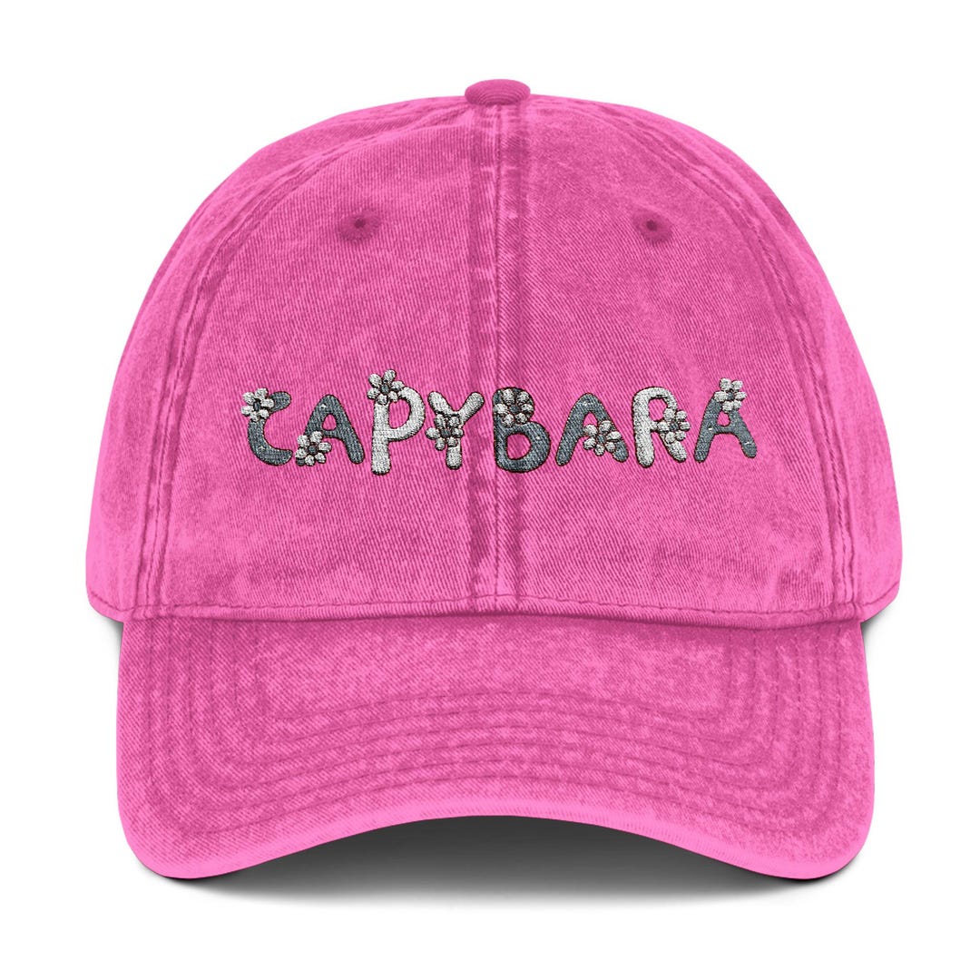 Capybara Hat Embroidered Cap Capibara Lover Gift Birthday Gift for Her ...