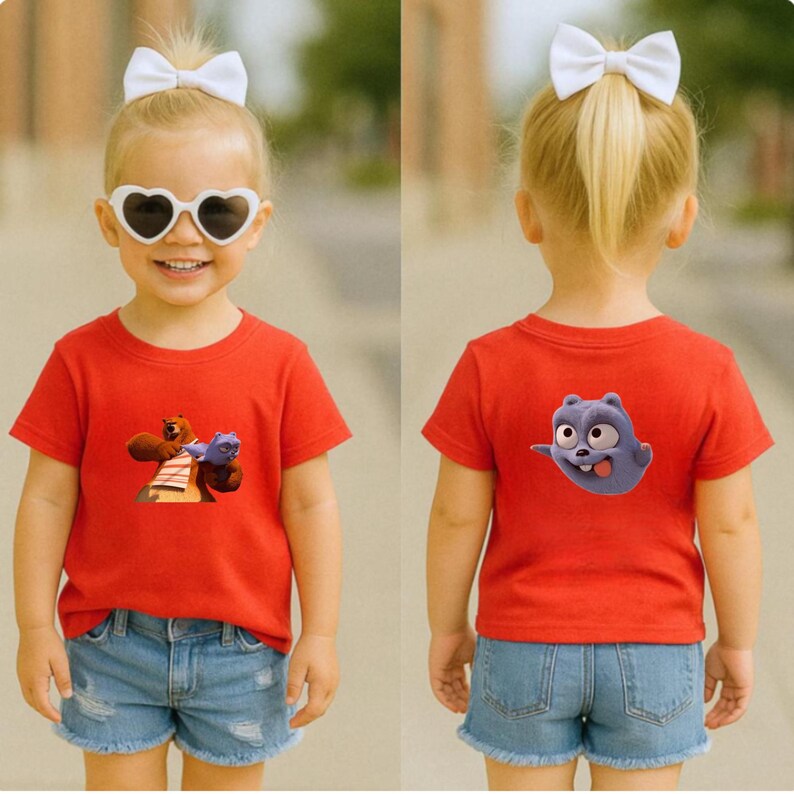 Grizzy and Lemmings T-shirt for KIDS, TABODI Lemmings and the Bear T ...