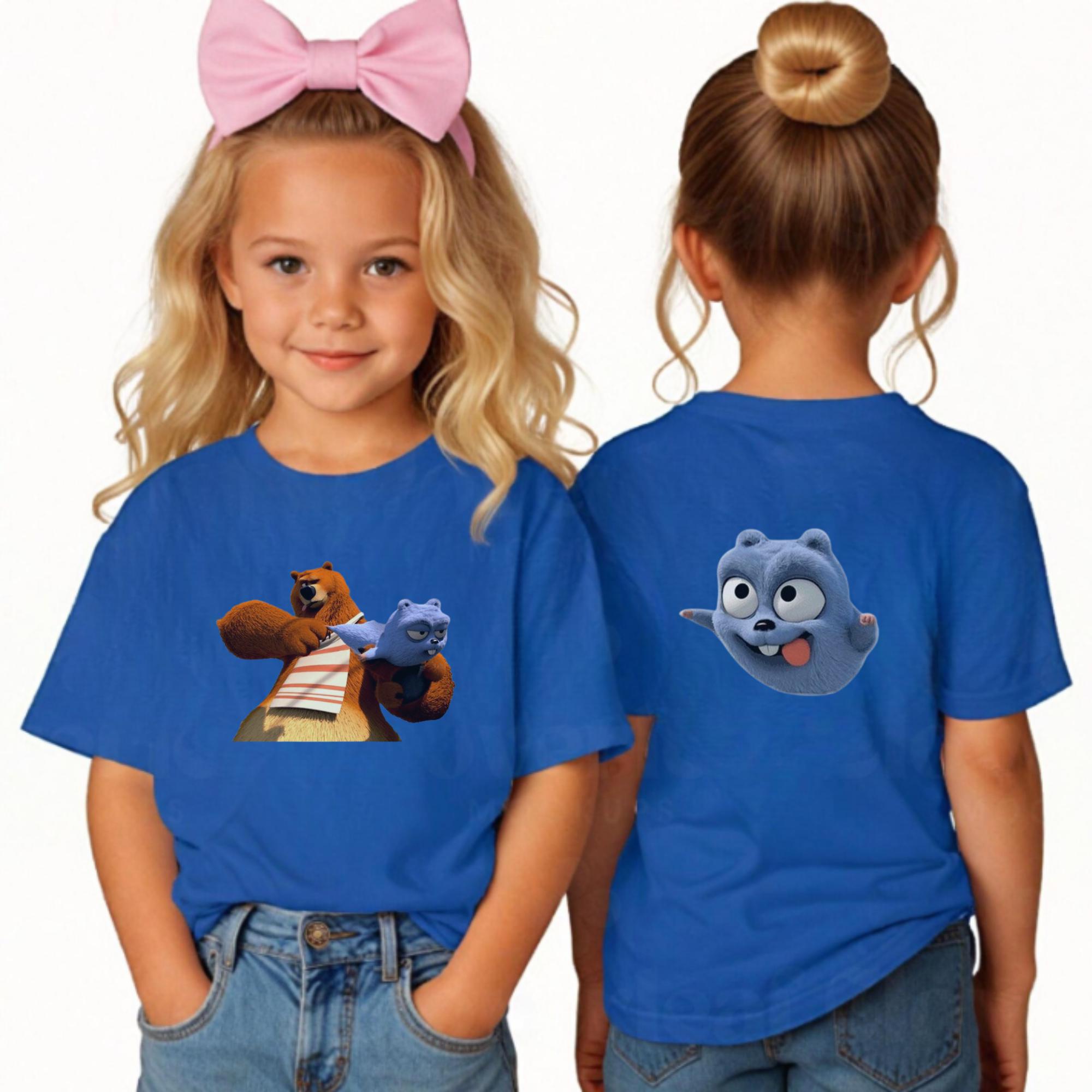 Grizzy and Lemmings T-shirt for KIDS, TABODI Lemmings and the Bear T ...