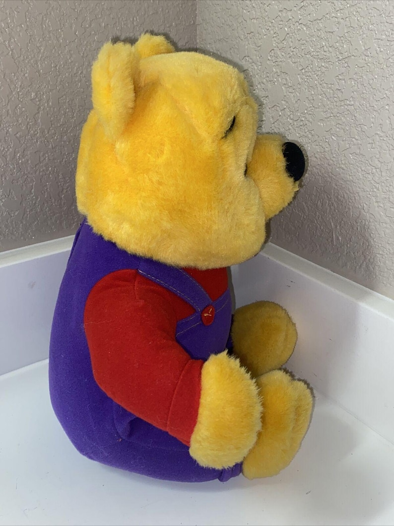 Vintage 1997 Mattel Winnie the Pooh Bear 11" Plush Wiggle & Giggle NOT ...