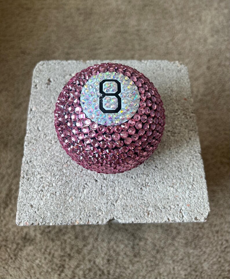 Bedazzled Crystal Magic 8 Ball - Etsy