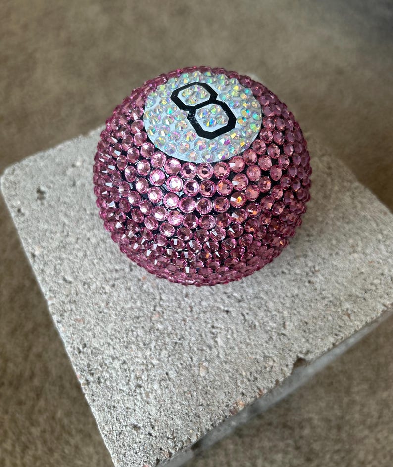 Bedazzled Crystal Magic 8 Ball - Etsy