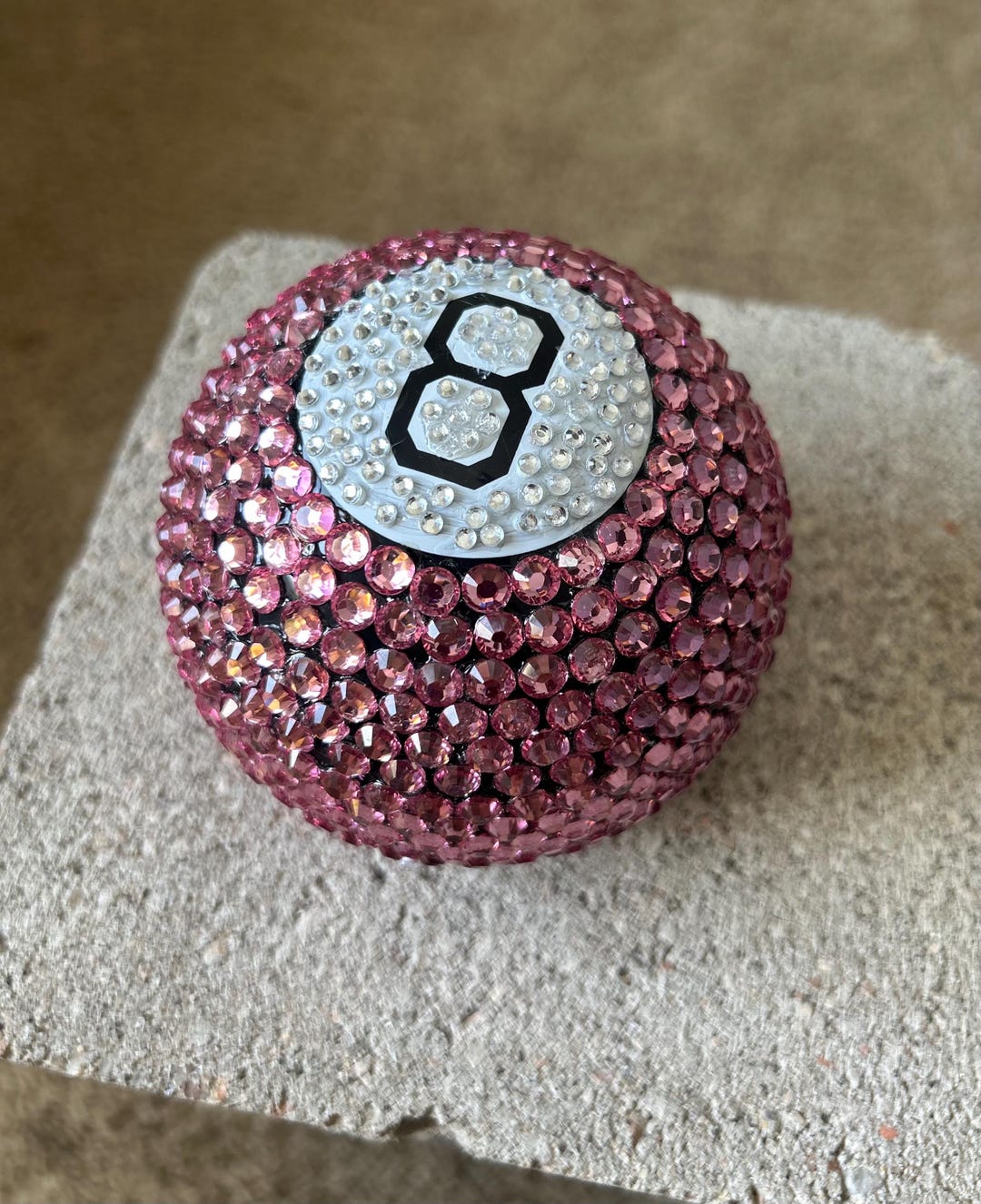 Bedazzled Crystal Magic 8 Ball - Etsy