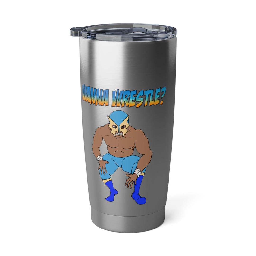 Tumbler Cup, Wrestling Theme, Lucha Libre, Wrestler Gift, World ...