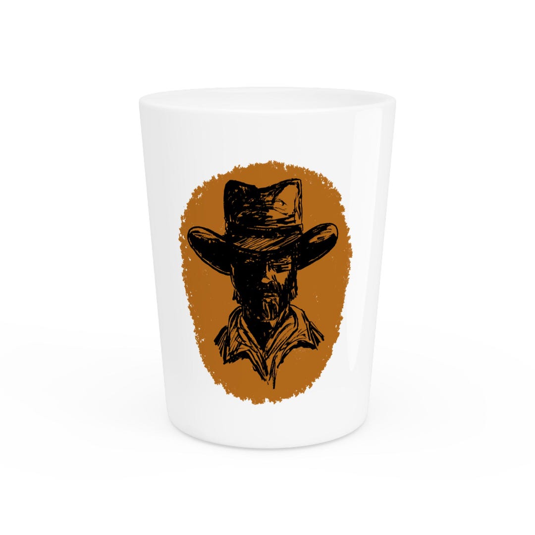 Cowboy Shot Glass With Western Design, Perfect for Rodeos, Country ...