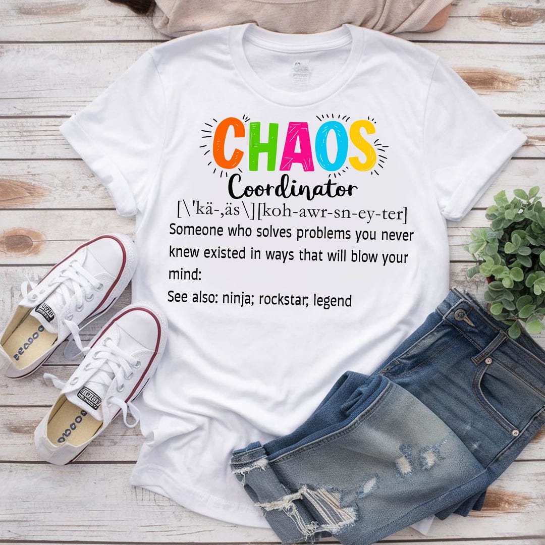 Chaos Coordinator Definition Svg, Chaos Coordinator Svg, Funny Mother's ...