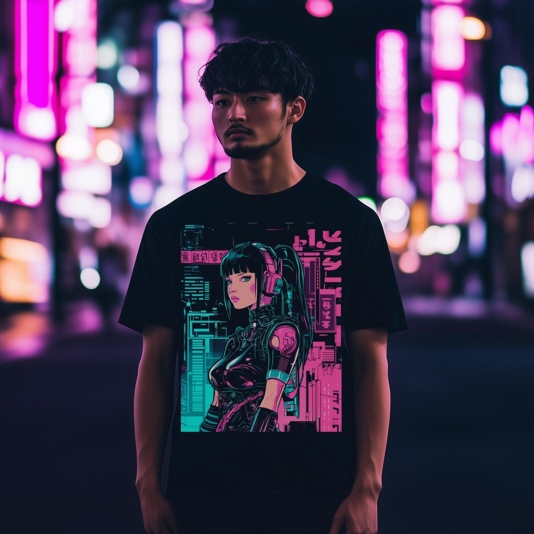 Japan Style Tshirt cyber Assassin Streetwear Tokyo Anime Japanese Shirt ...