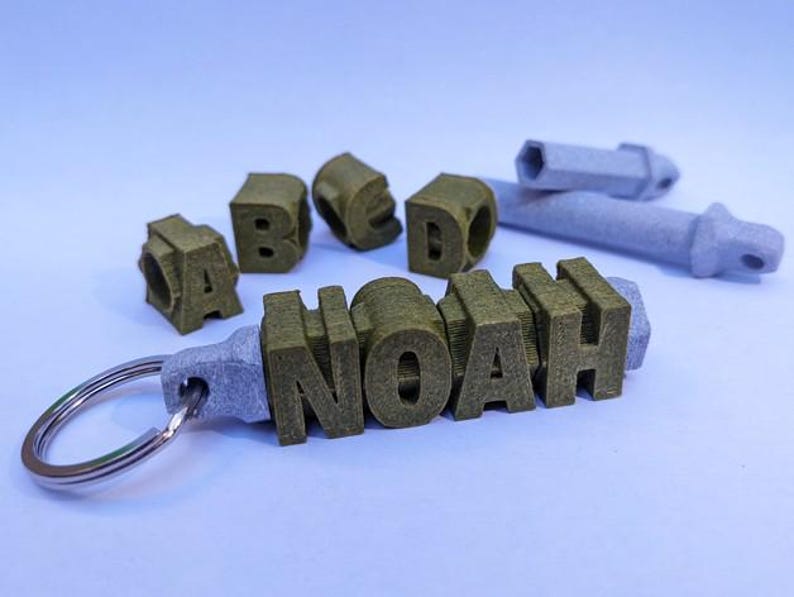 Keychain/keyring SPINNER 3D Printed Personalised Gifts for Children ...