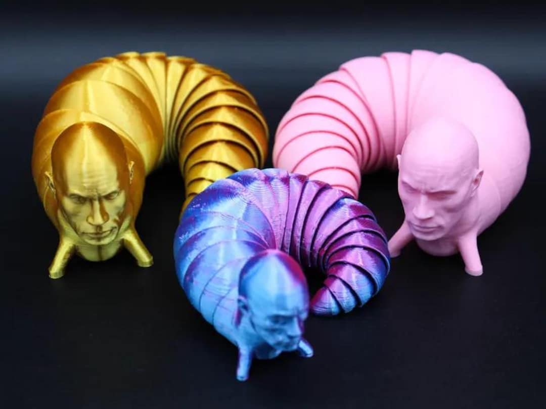 Articulated the Rock Fidget Slug-3d Printed-high Quality-ships FAST - Etsy
