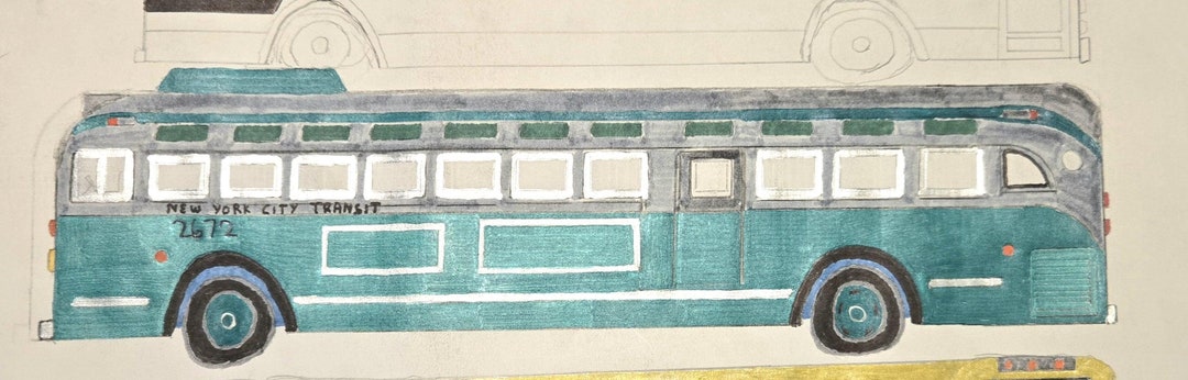 Hand Made Bus Drawings by Me of Different Type of Buses and Can Also ...