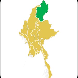 Powerpoint - Editable Myanmar Map (states and Divisions Level) - Etsy