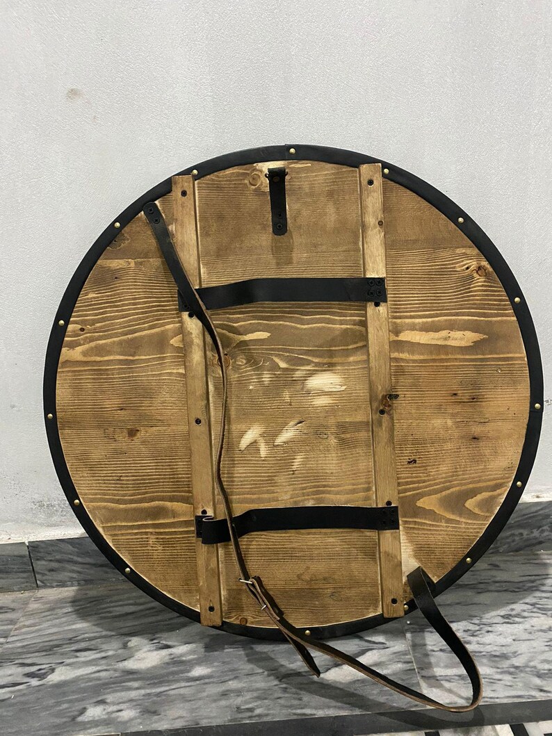 Custom Viking Shield Medieval Round Shield Carved Viking Gift Wall ...