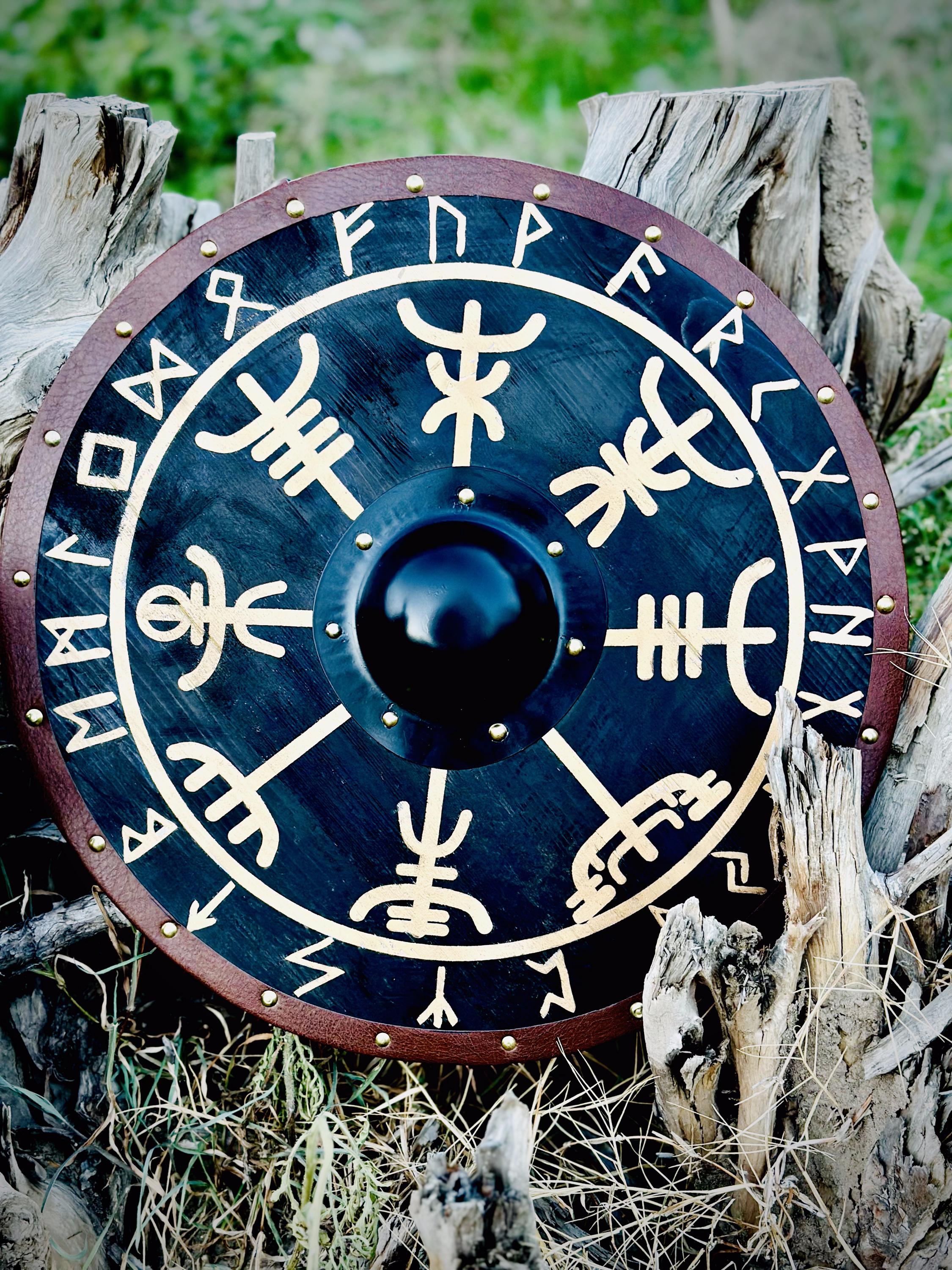 Custom Viking Shield | Medieval Round Shield | Carved Viking Gift ...