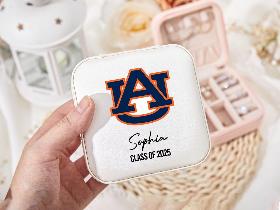 Personalized Graduation Jewelry Box,pu Leather Square Keepsake Box ...