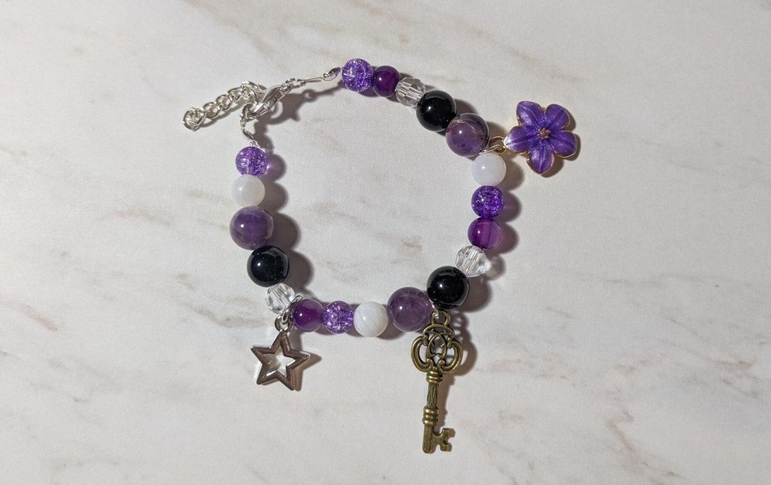 Herta Inspired Bracelet- Honkai Star Rail | Semi-precious Stone ...
