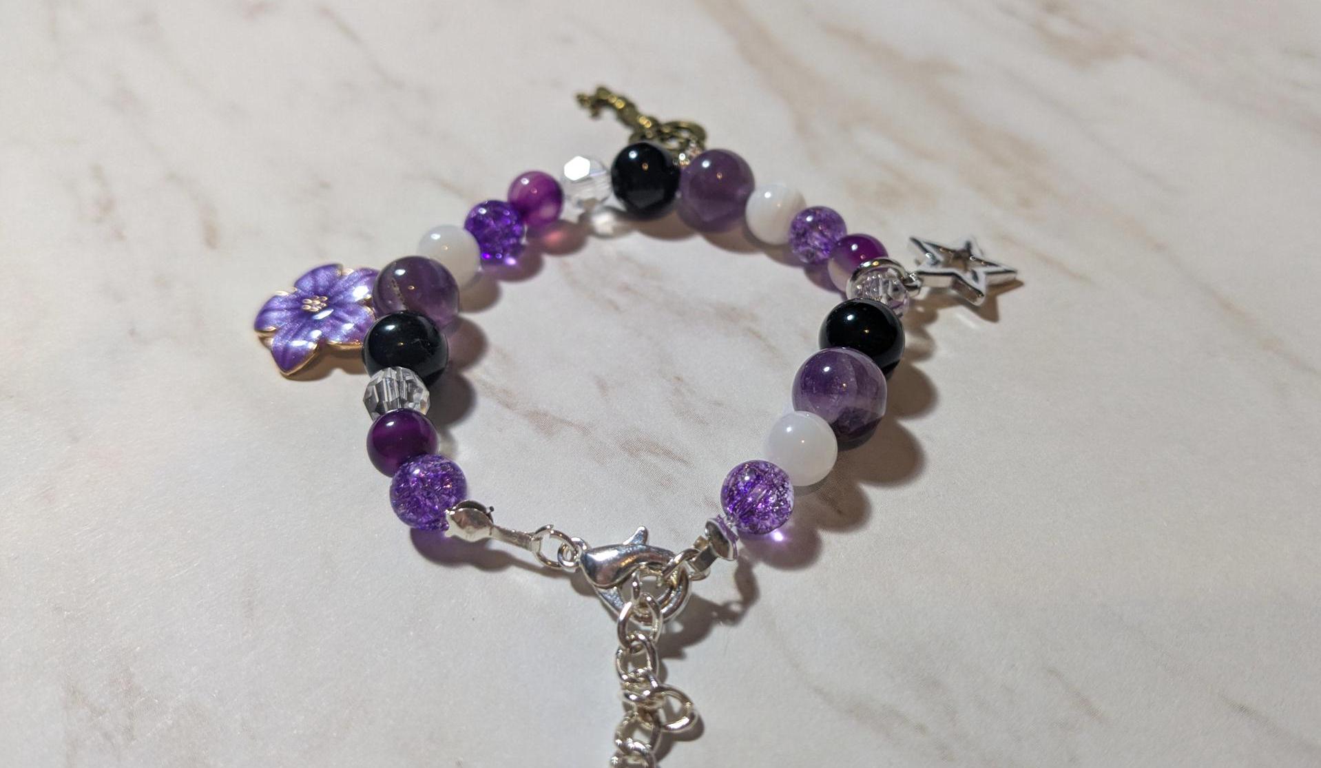 Herta Inspired Bracelet- Honkai Star Rail | Semi-precious Stone ...