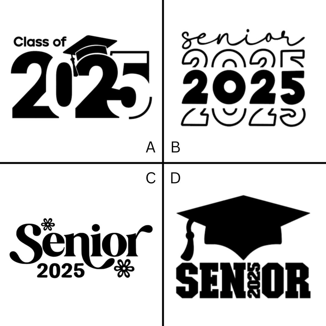 Your Choice of 1 2025 Graduation Decal Sticker Car Truck Jeep Decal ...