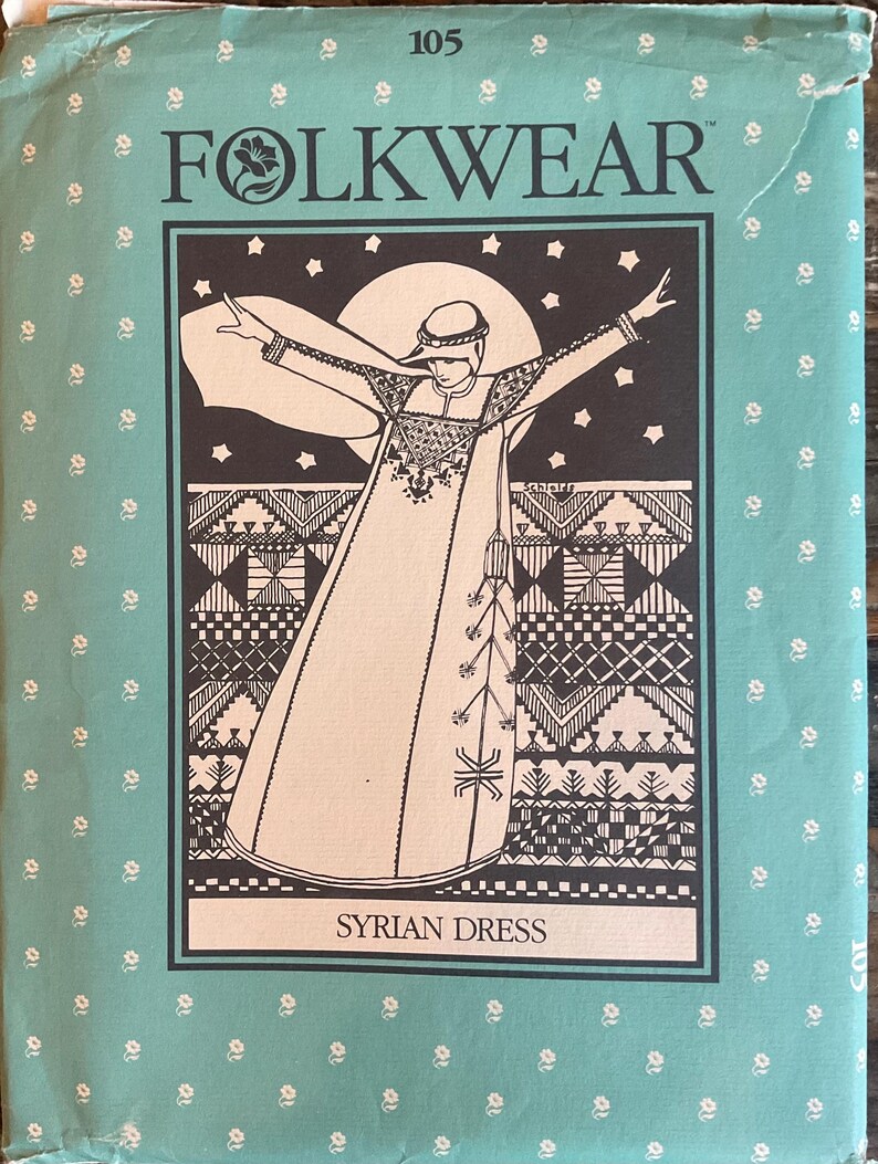 Folkwear Pattern 105 Syrian Dress uncut - Etsy