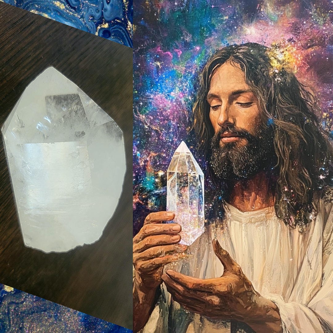 Jesus Christ Spirit Vessel Crystal Quartz - Etsy