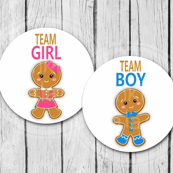 Gingerbread Gender Reveal - Etsy