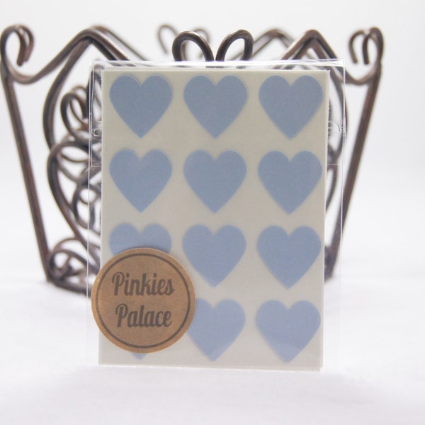 Blue Heart Stickers - Etsy