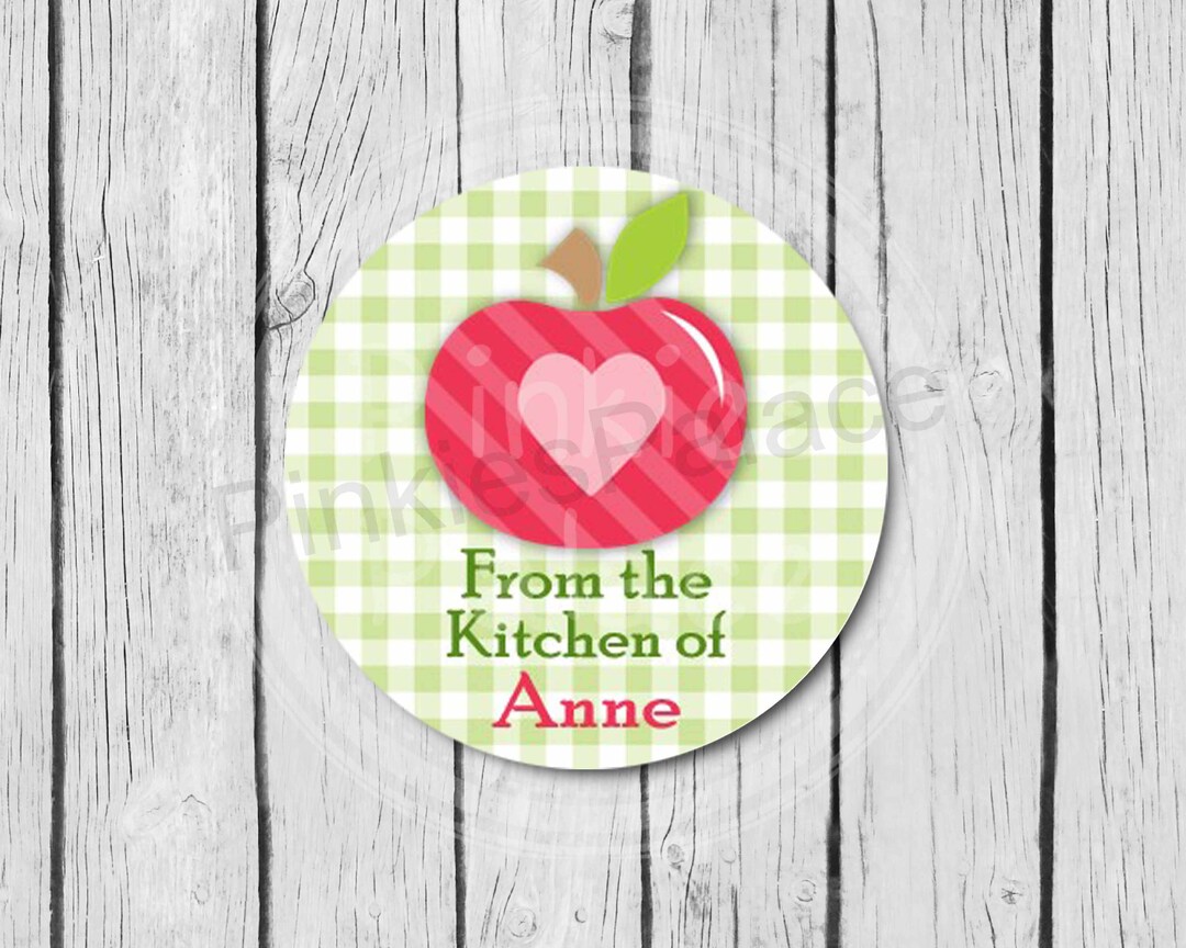 Custom Canning Labels From the Kitchen of Stickers, Custom Food Canning ...