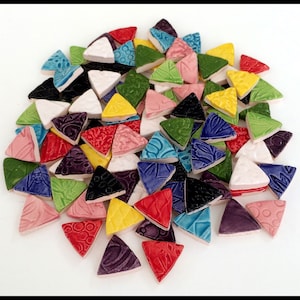 TRIANGLE MOSAIC Tiles - Etsy