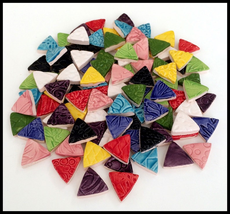 TRIANGLE MOSAIC Tiles - Etsy