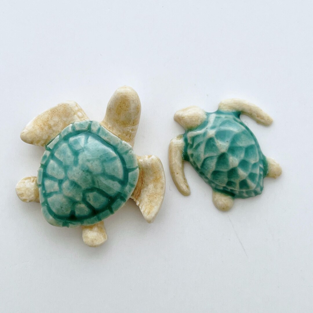Turtles - Adult and Child Sea Turtle Tiles - Etsy
