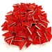 100 Handmade RED TRIANGLE Ceramic Tiles - Etsy