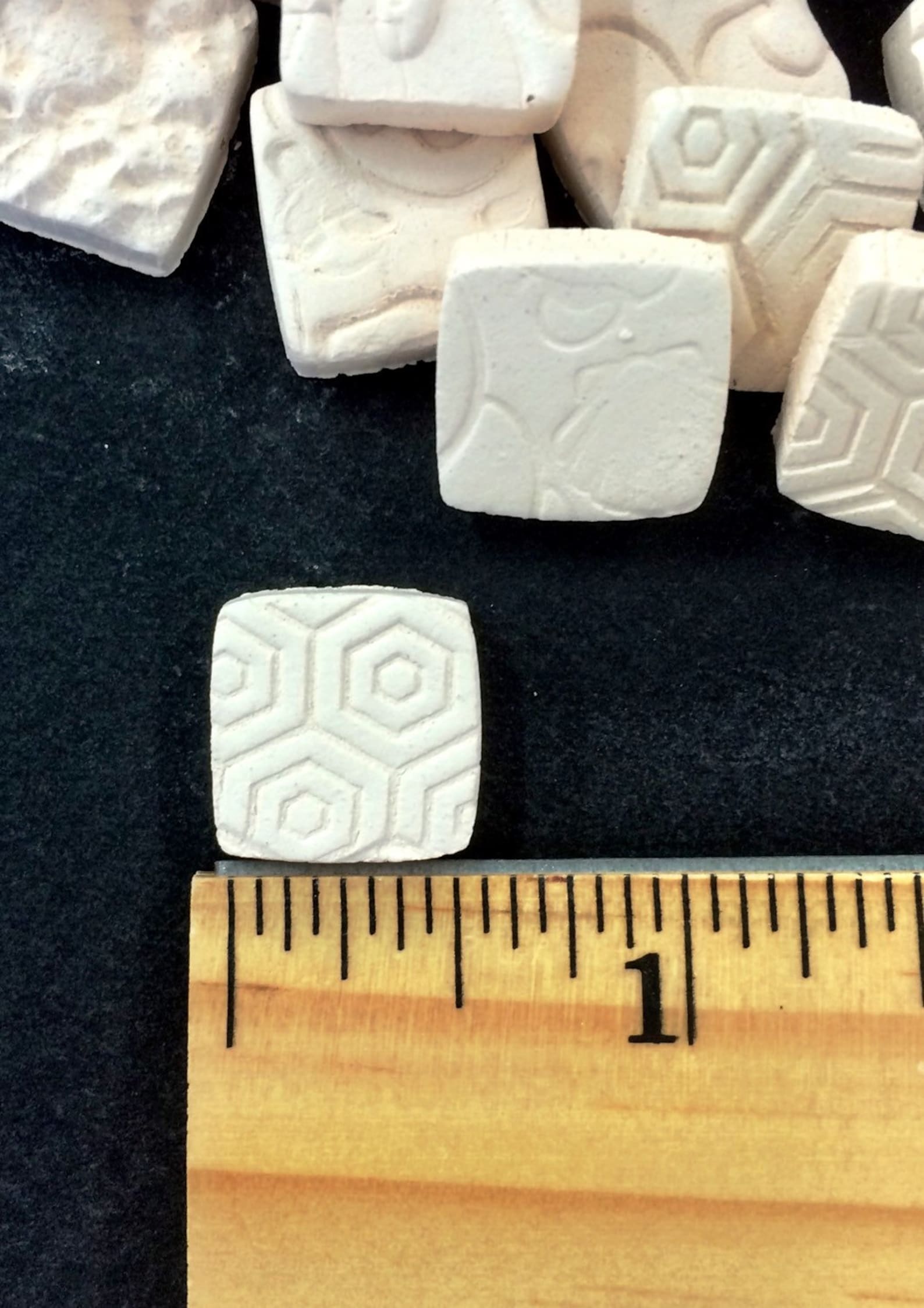 100 DIY Handmade SQUARE Tiles Bisque - Etsy