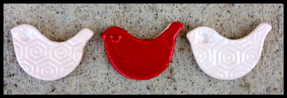 RED BIRD Mosaic Tile - Etsy