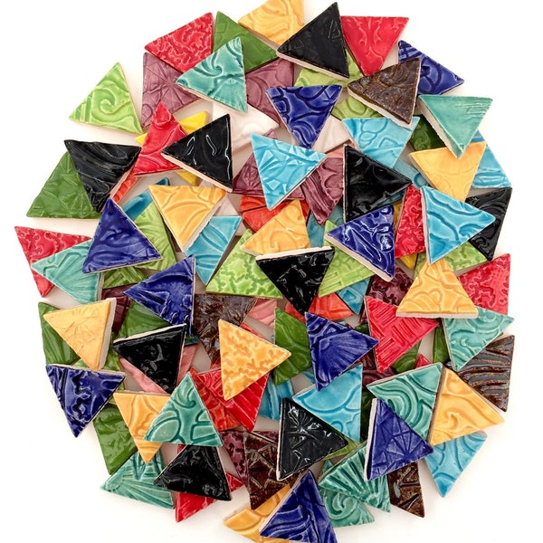 Green Triangle Tiles - Etsy