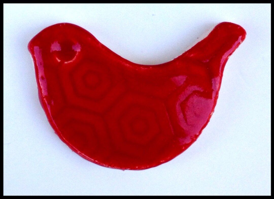 RED BIRD Mosaic Tile - Etsy