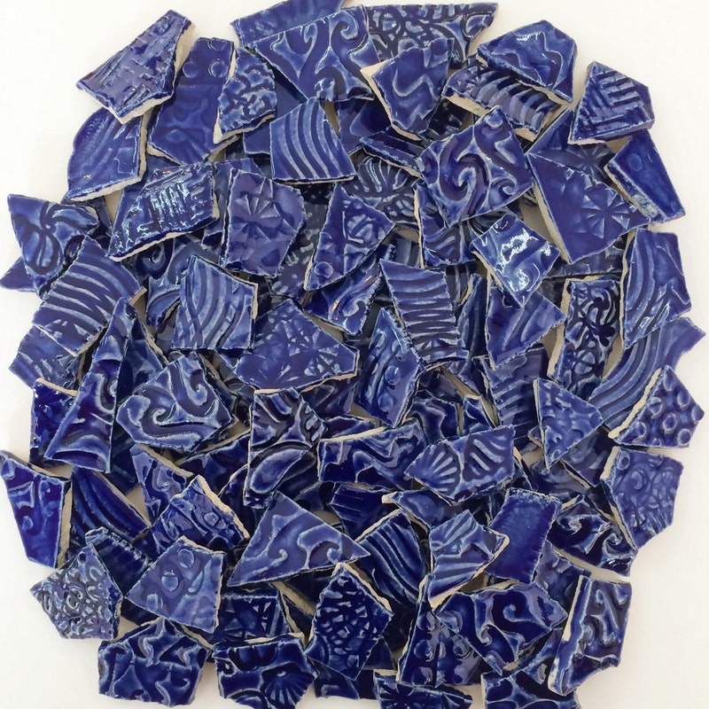 Blue Mosaic Tiles - Etsy