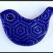 Royal BLUE BIRD Mosaic Tile - Etsy