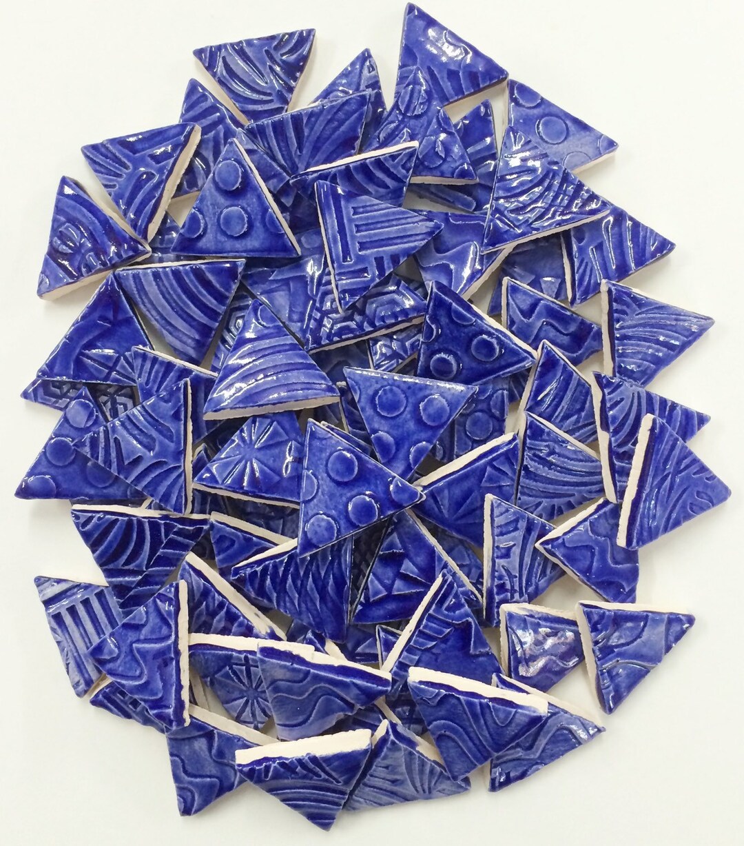 Handmade ROYAL TRIANGLE Ceramic Tiles - Etsy