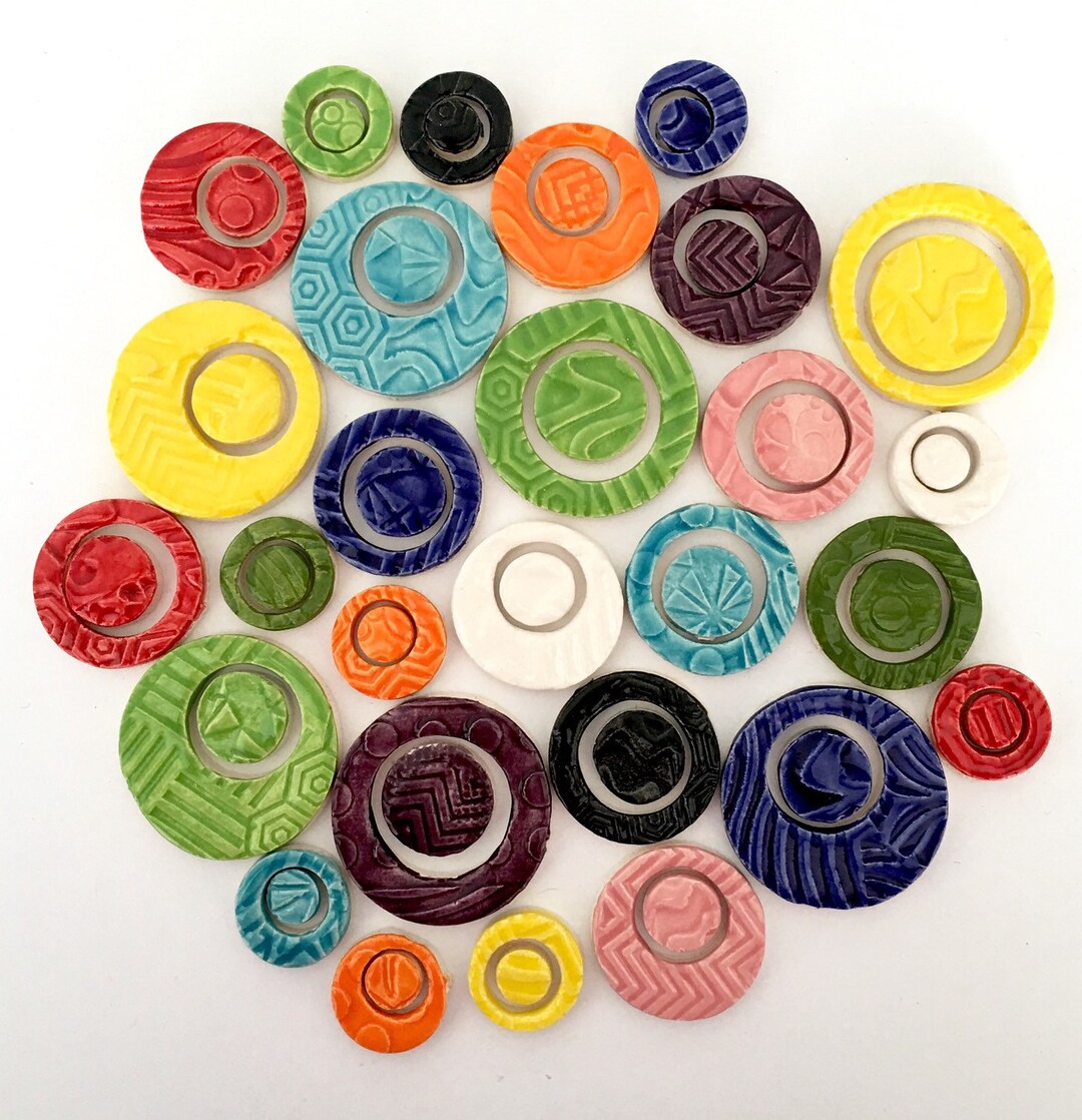 Mosaic Bubble Tiles - Half of a Square Foot - You Choose the Colors - Etsy