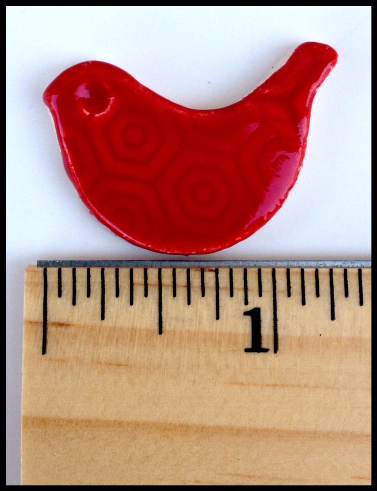 RED BIRD Mosaic Tile - Etsy