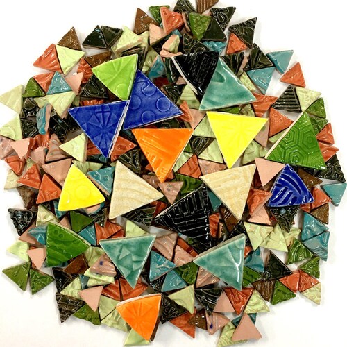 TRIANGLE MOSAIC Tiles - Etsy