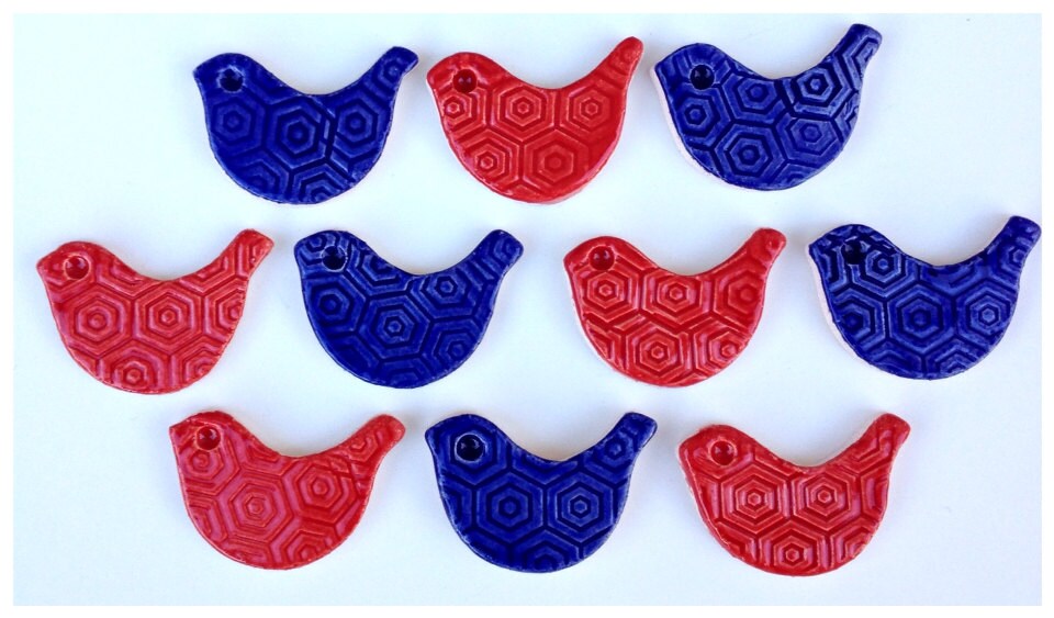 RED BIRD Mosaic Tile - Etsy