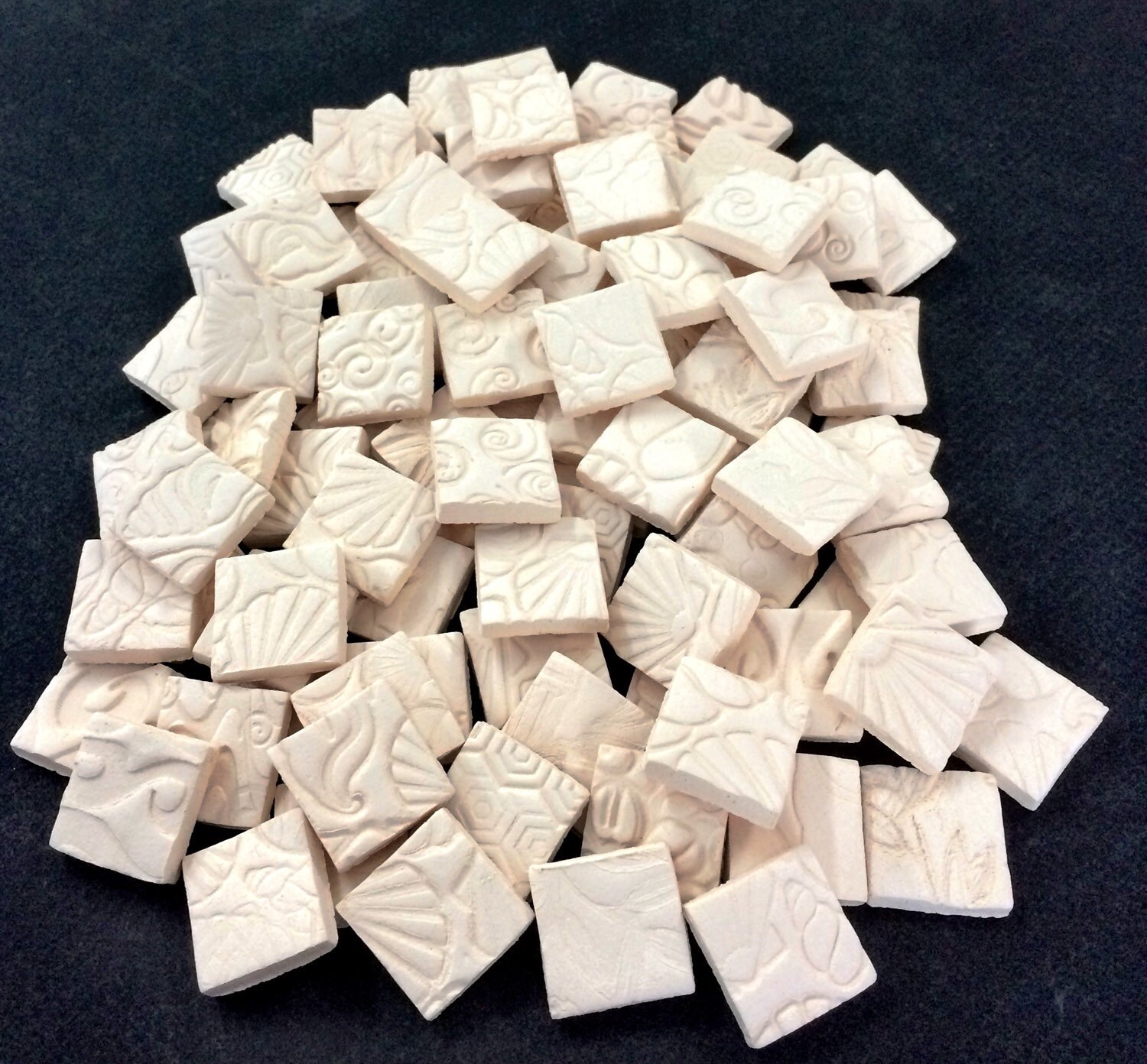 DIY Handmade SQUARE Tiles Bisque - Etsy