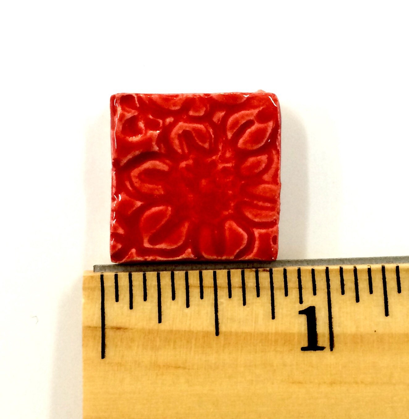 RED SQUARE Mosaic Ceramic Tiles - Etsy