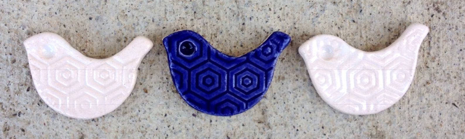 Royal BLUE BIRD Mosaic Tile - Etsy